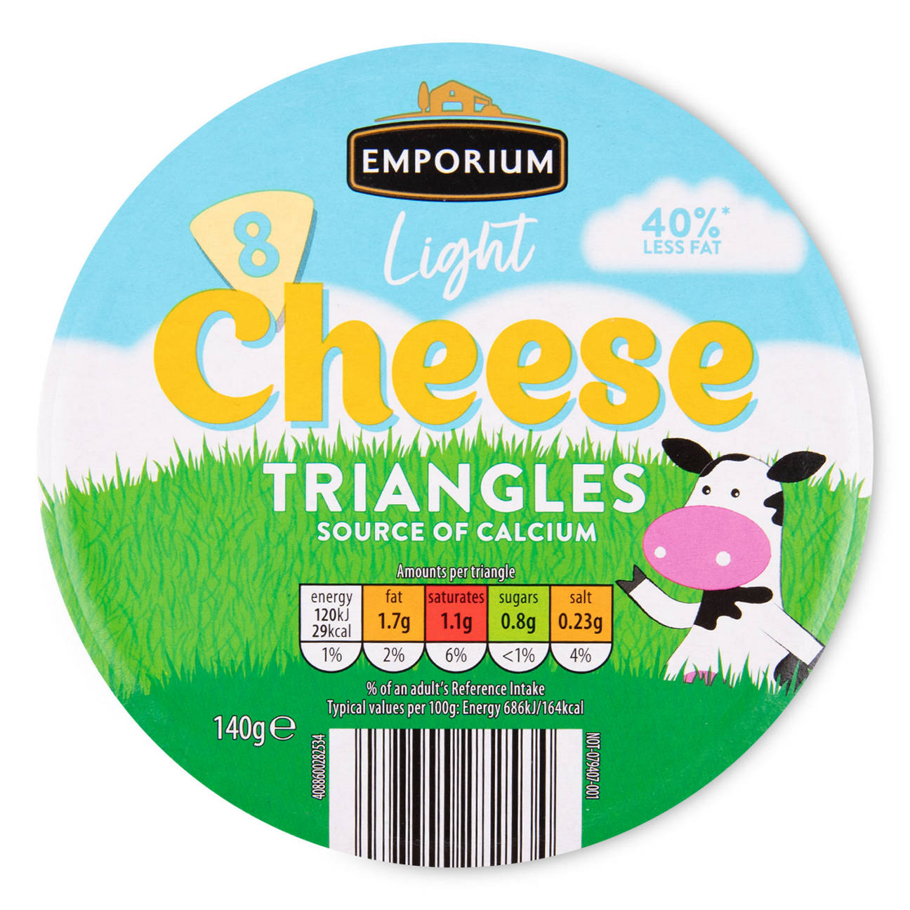 Light Cheese Triangles 8 Pack | ALDI UK